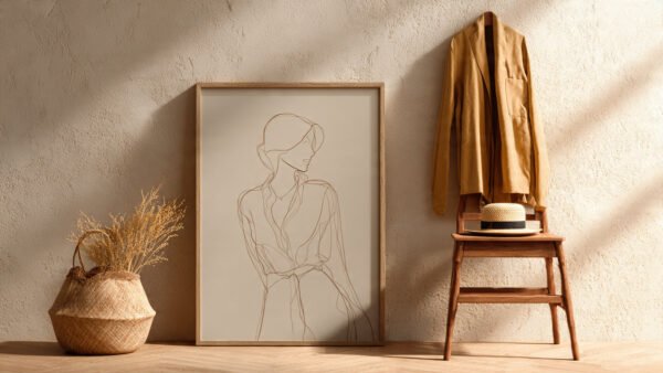 16 Stunning Minimalist Line Art Ideas for Clean & Elegant Spaces ...