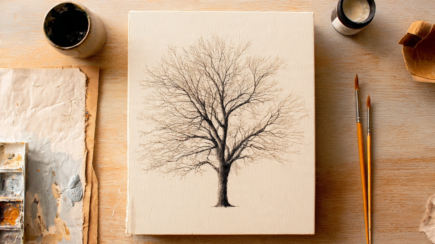25 Easy Canvas Drawing Ideas to Boost Creativity and Relax Your Mind ...